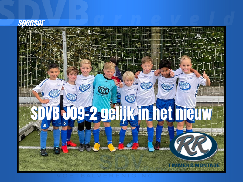 SDVBarneveld JO9-2 gelijk in het nieuw. | SDV Barneveld