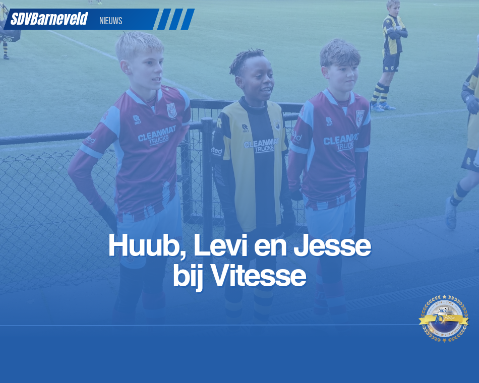 Leuk nieuws uit de SDVB JO13-1 | SDV Barneveld