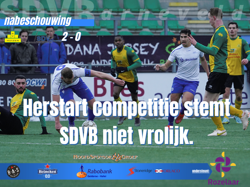 Nabeschouwing: Herstart competitie stemt SDVB niet vrolijk. | SDV Barneveld