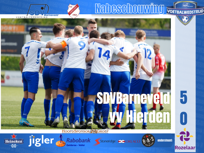 Nabeschouwing: Het kwam toch nog goed voor SDVB. | SDV Barneveld