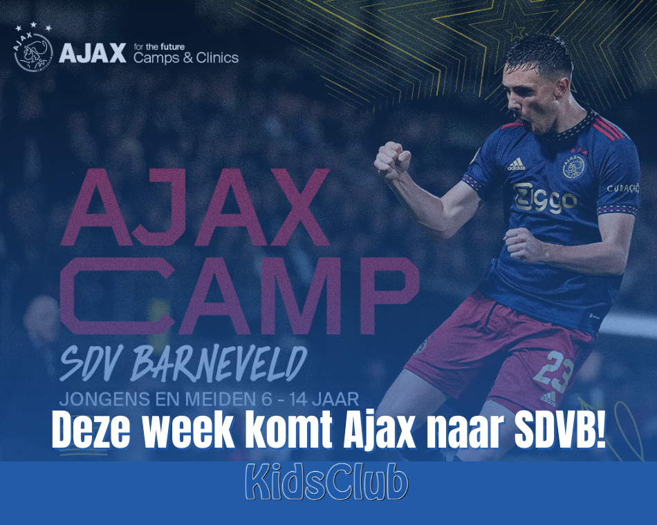 Deze week komt AJAX NAAR SDV BARNEVELD! (update) | SDV Barneveld