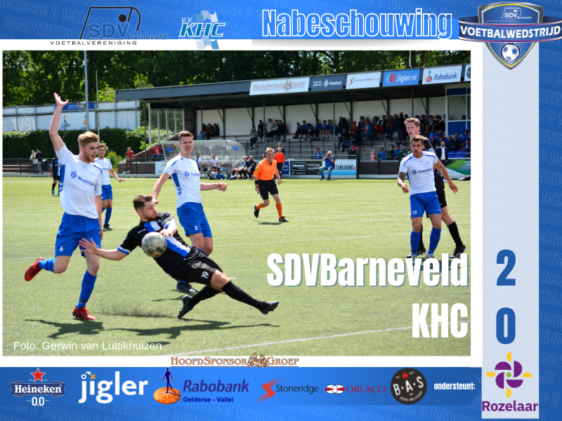 Nabeschouwing: SDVB houdt de kampioenskansen levend. | SDV Barneveld