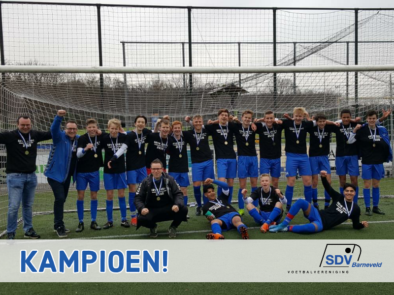 Jo16 Kampioen! | SDV Barneveld