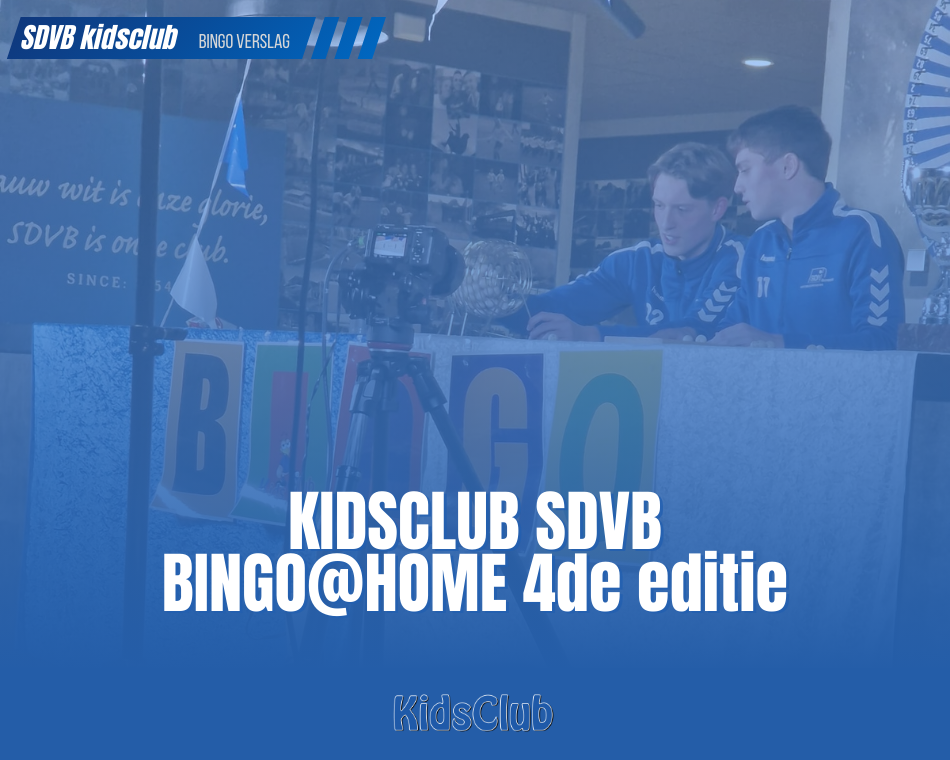 KIDSCLUB SDVB BINGO@HOME 4de editie | SDV Barneveld