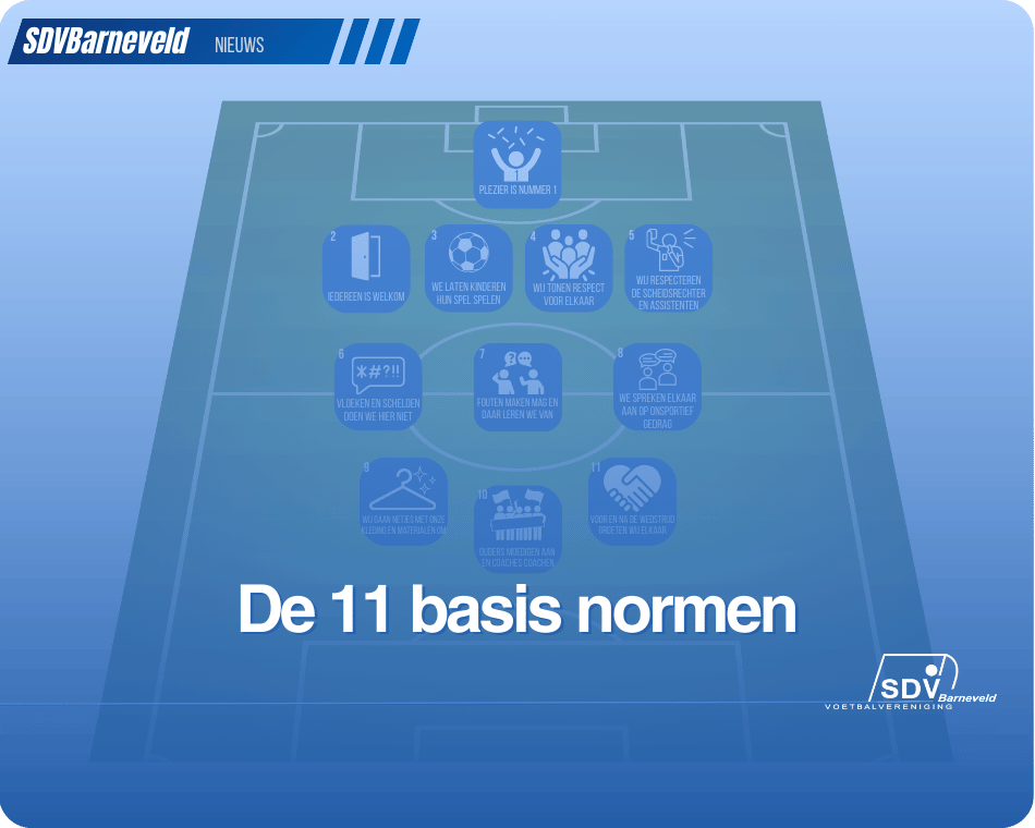 De 11 basis normen van SDVB | SDV Barneveld