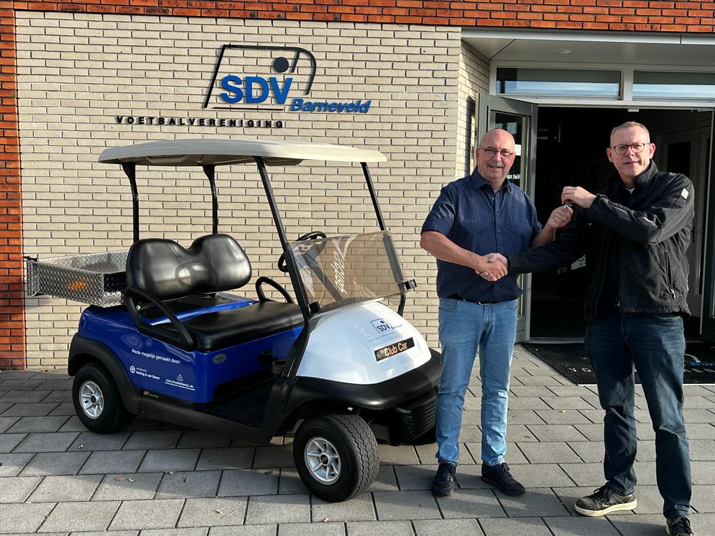Nieuwe golfkar voor het Accommodatieteam. | SDV Barneveld