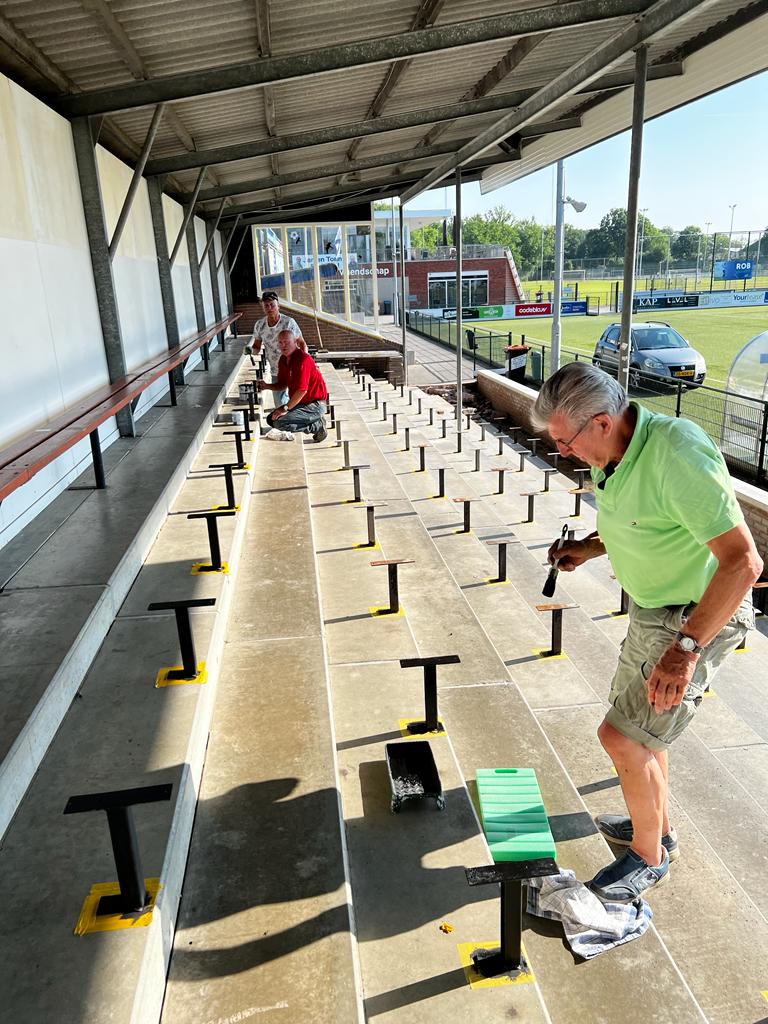De herinrichting van de tribune van SDVB. Een update... | SDV Barneveld