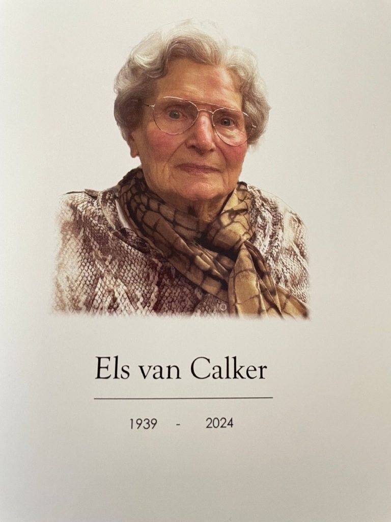 Familiebericht: Els van Calker. | SDV Barneveld