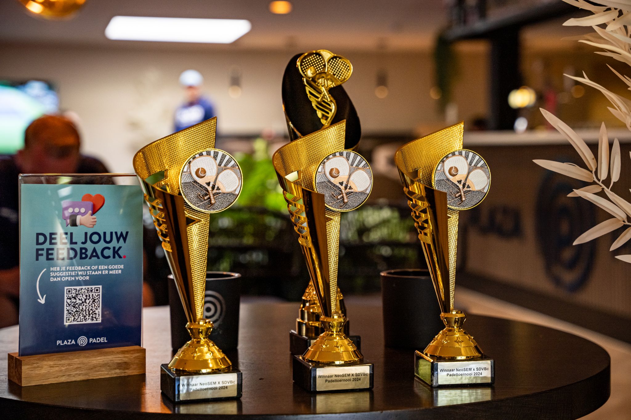 Geslaagde middag, NeoSem en SDVB BC padeltoernooi 2024. | SDV Barneveld