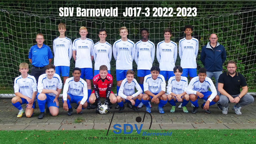 SDVB JO17-3 wint eerste wedstrijd in voorjaarscompetitie. | SDV Barneveld